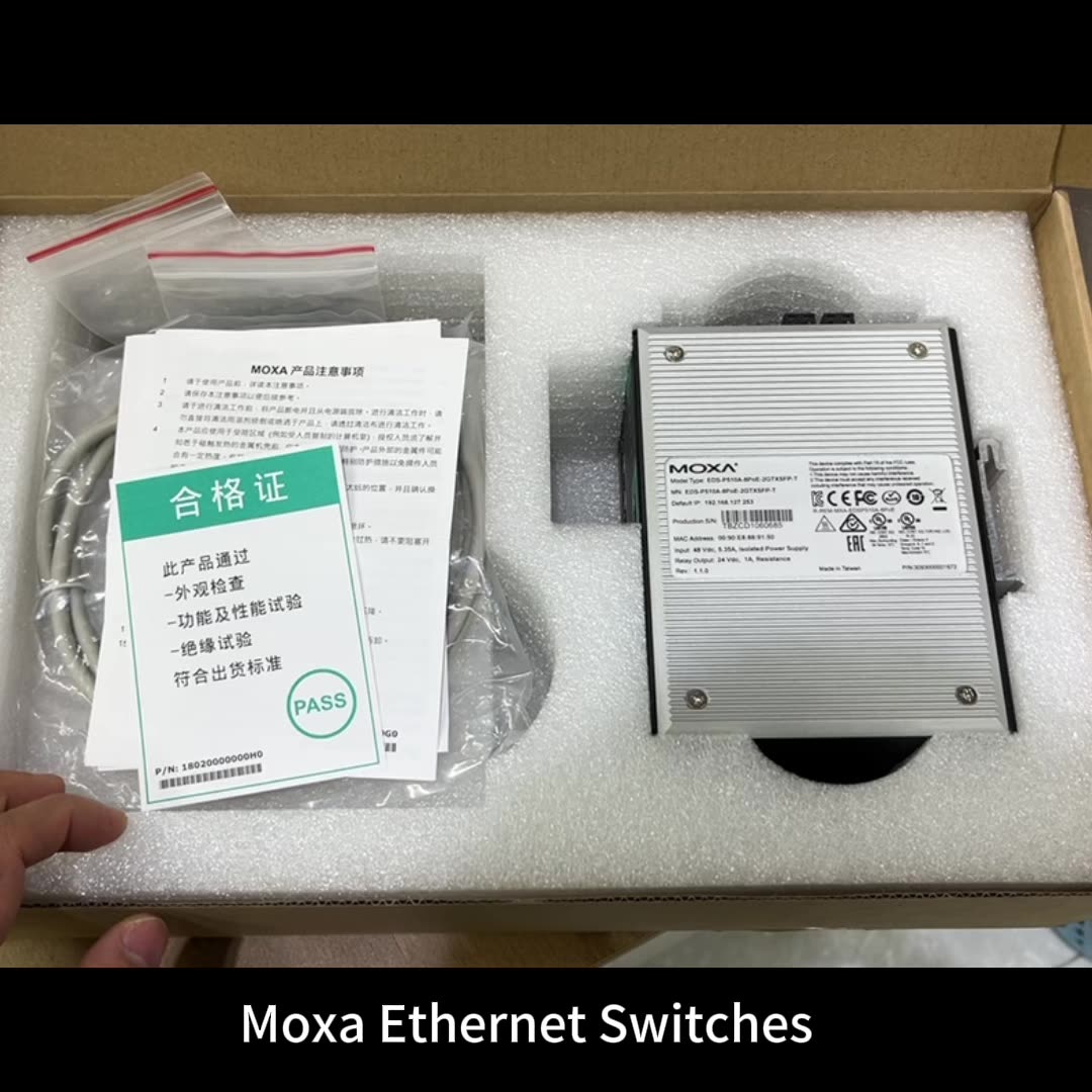 Moxa Managed Ethernet Switches Rks-g4028/rm-g4000/ics-g7526a/ics-g7528a/ics-g7748a/ics-g7750a ...