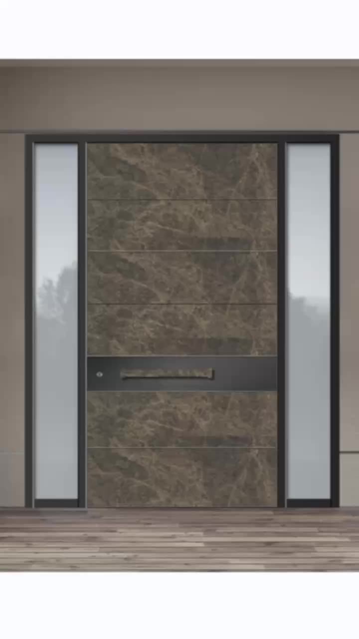 Modern Design Residential Marble Pivot Door Pivot Door Front Entry ...