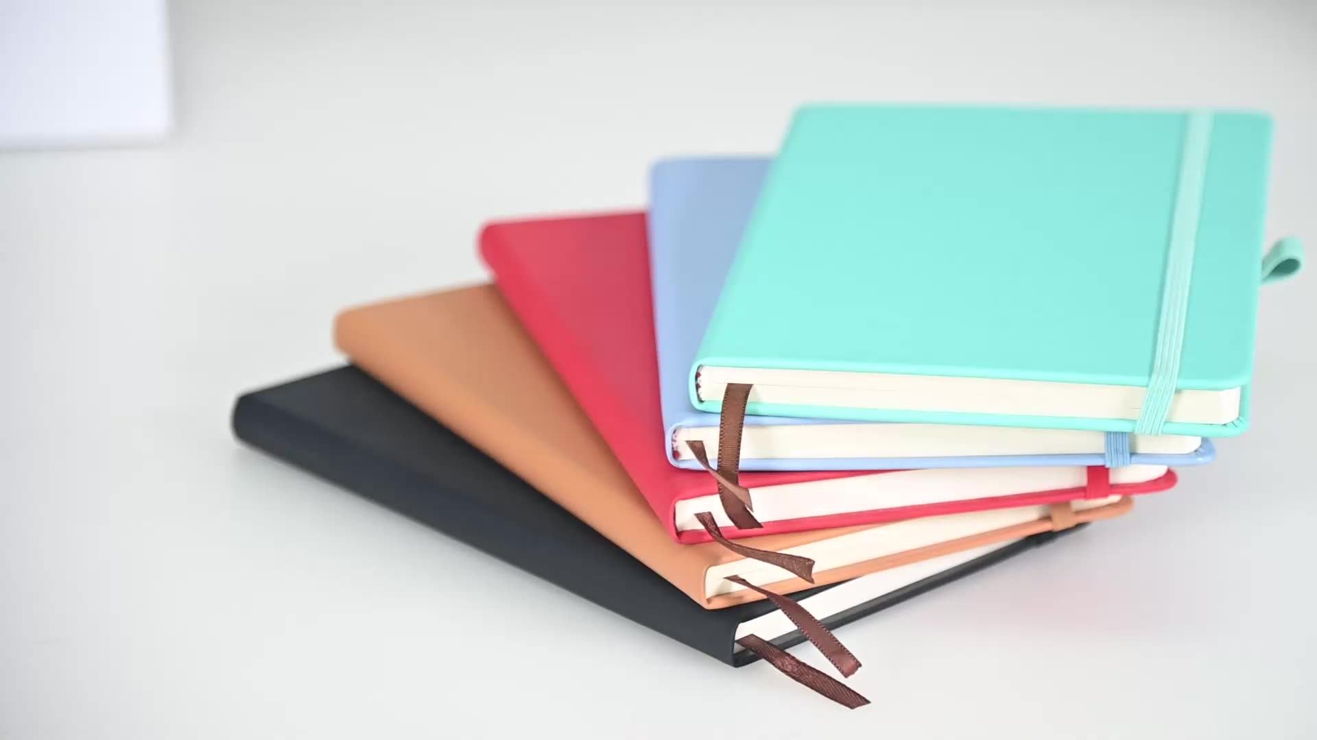 Personalized Logo B5 A5 A6 Plain Note Book Pu Leather Soft Cover Custom ...