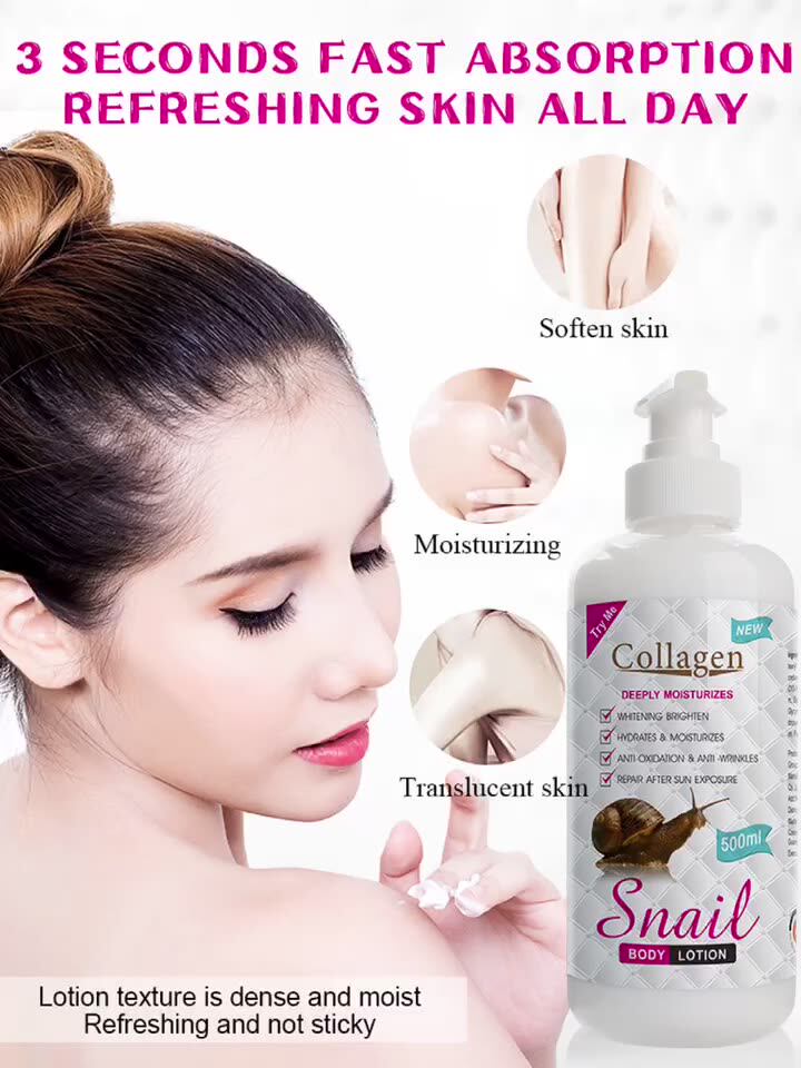 Best Body Lotion Whitening Moisturizing Snail Collagen Body Lotions ...