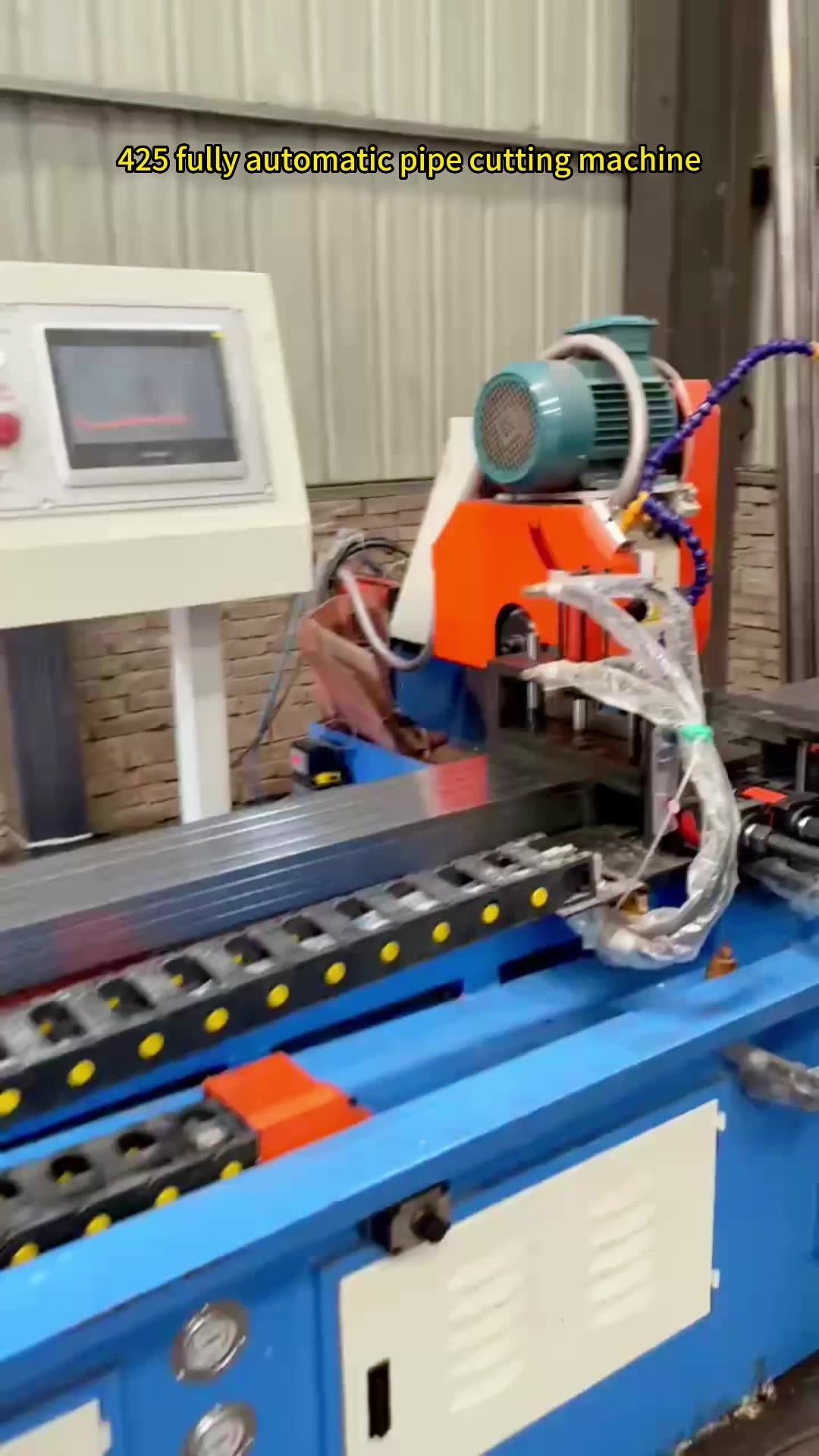 Pipe Square Pipe Transverse Cutting Machine,Servo Feeding Machine 425 ...