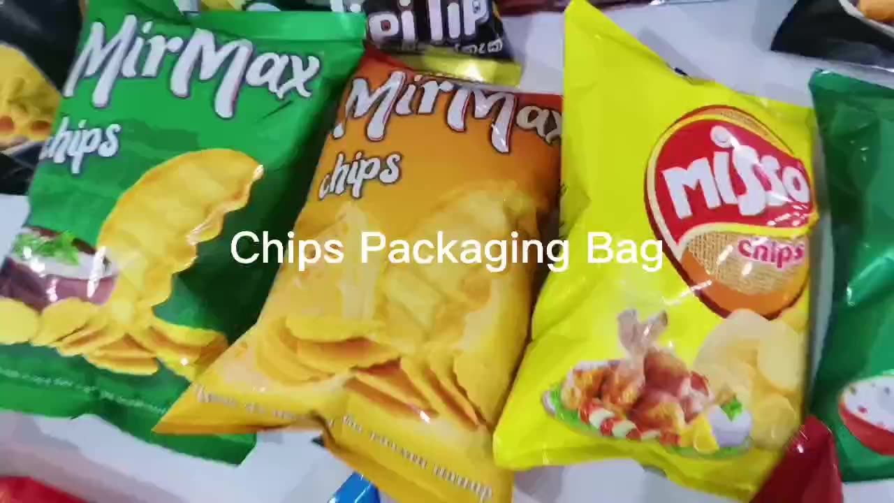 Custom Printed Automatic Laminated Metallic Plastic Packaging Film Roll ...