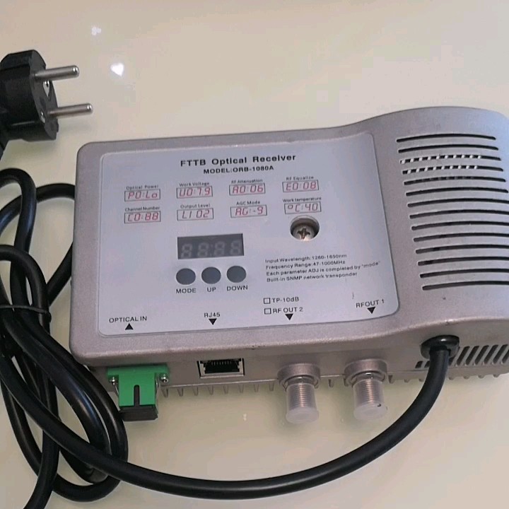 Agc Snmp Fiber To The Building Receiver Fttb Optical Receiver - Buy ...