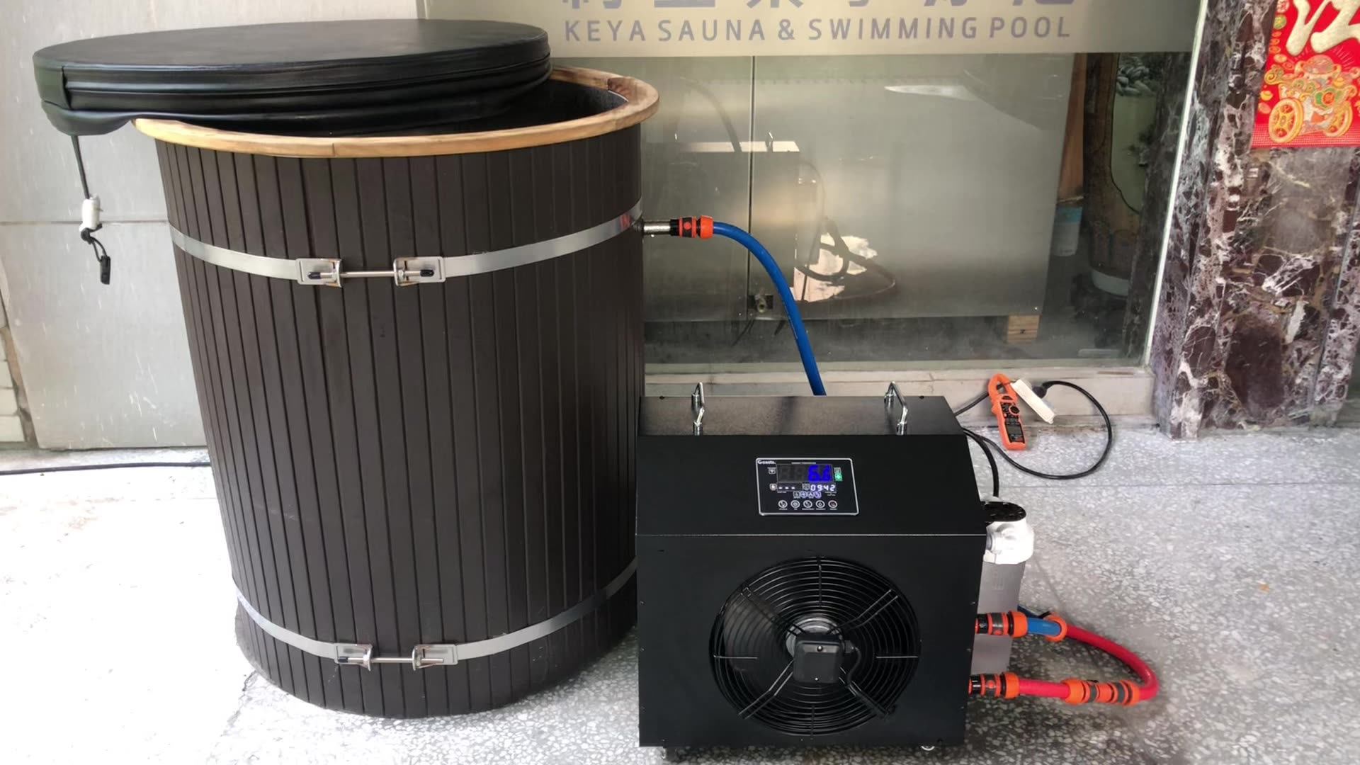 Keya Barrel Ice Bath Cold Plunge Tubs Made Of Composite Panel With Pp ...