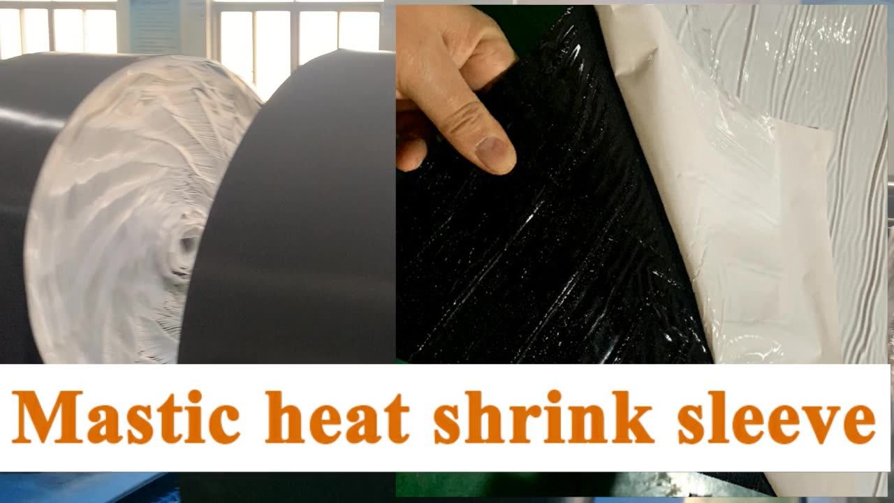 Mastic Heat Shrinkable Sleeves For Oil And Gas Pipe Coating Welt Joint ...