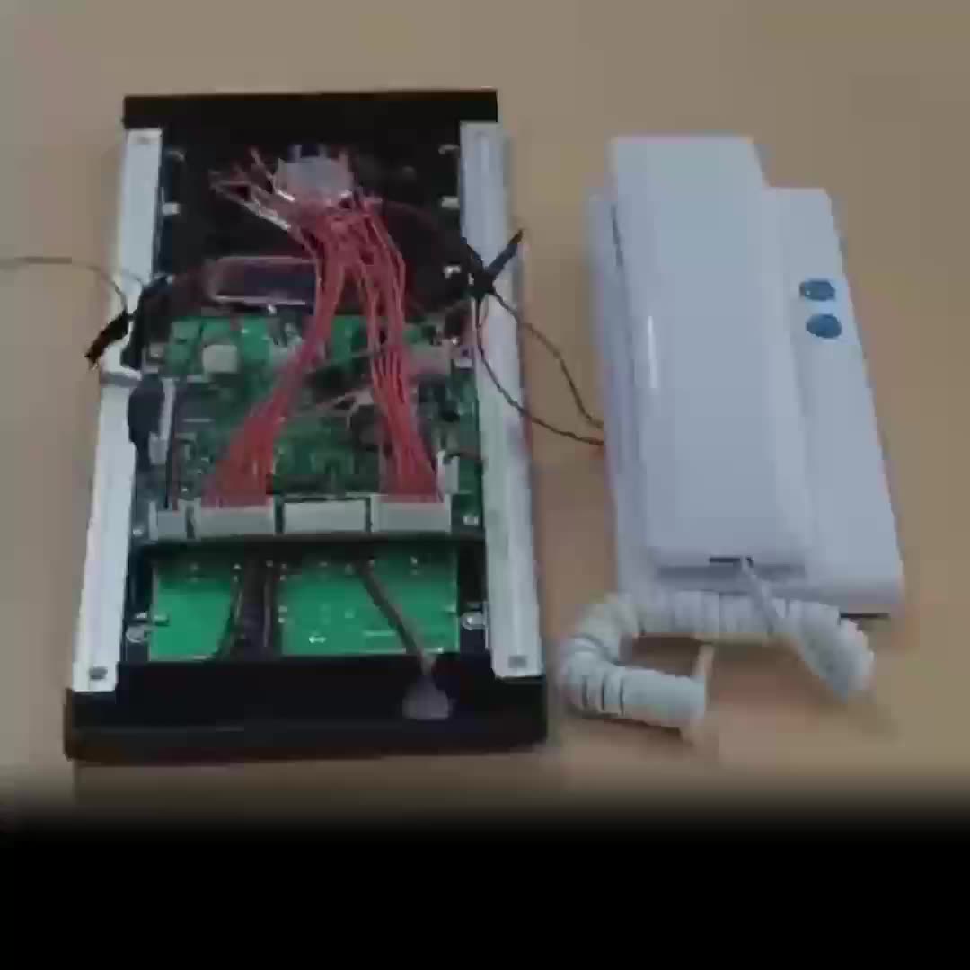 Doorbell System Apartments 2 Wire Decoder Needless Apartment Intercom ...