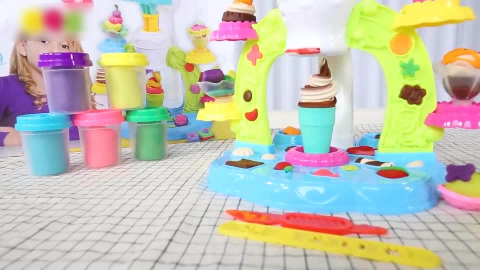 Kids Diy Toy Round Playdough Table Clay Set 34pcs Play Dough With Tools ...