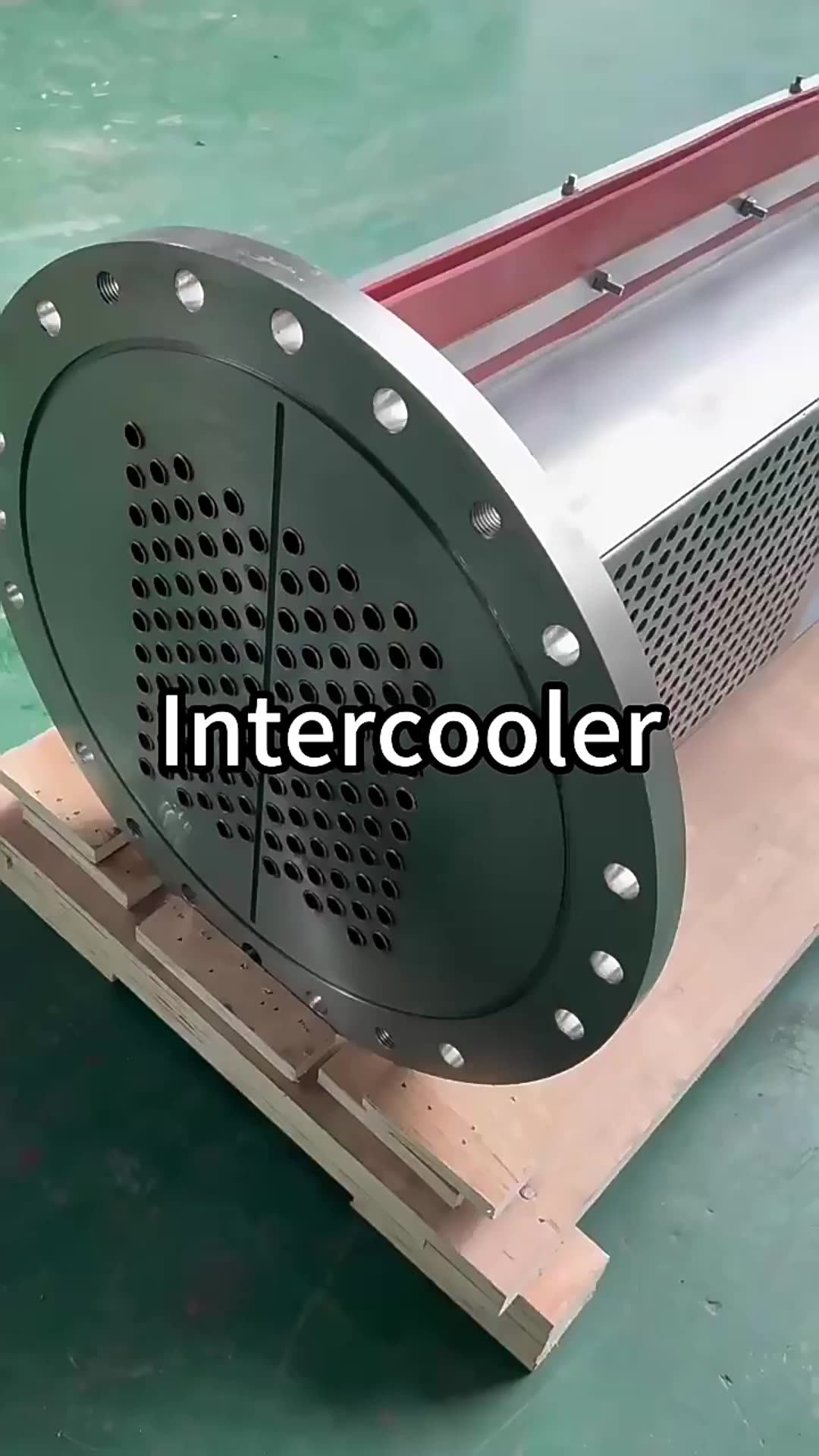 Air Compressor Cooler Shell And Tube Condenser Stainless Steel 950da3 ...