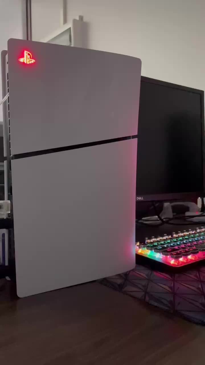 Rgb Logo Led Light For Ps5 Slim Console Illuminated Led Logo With Music ...