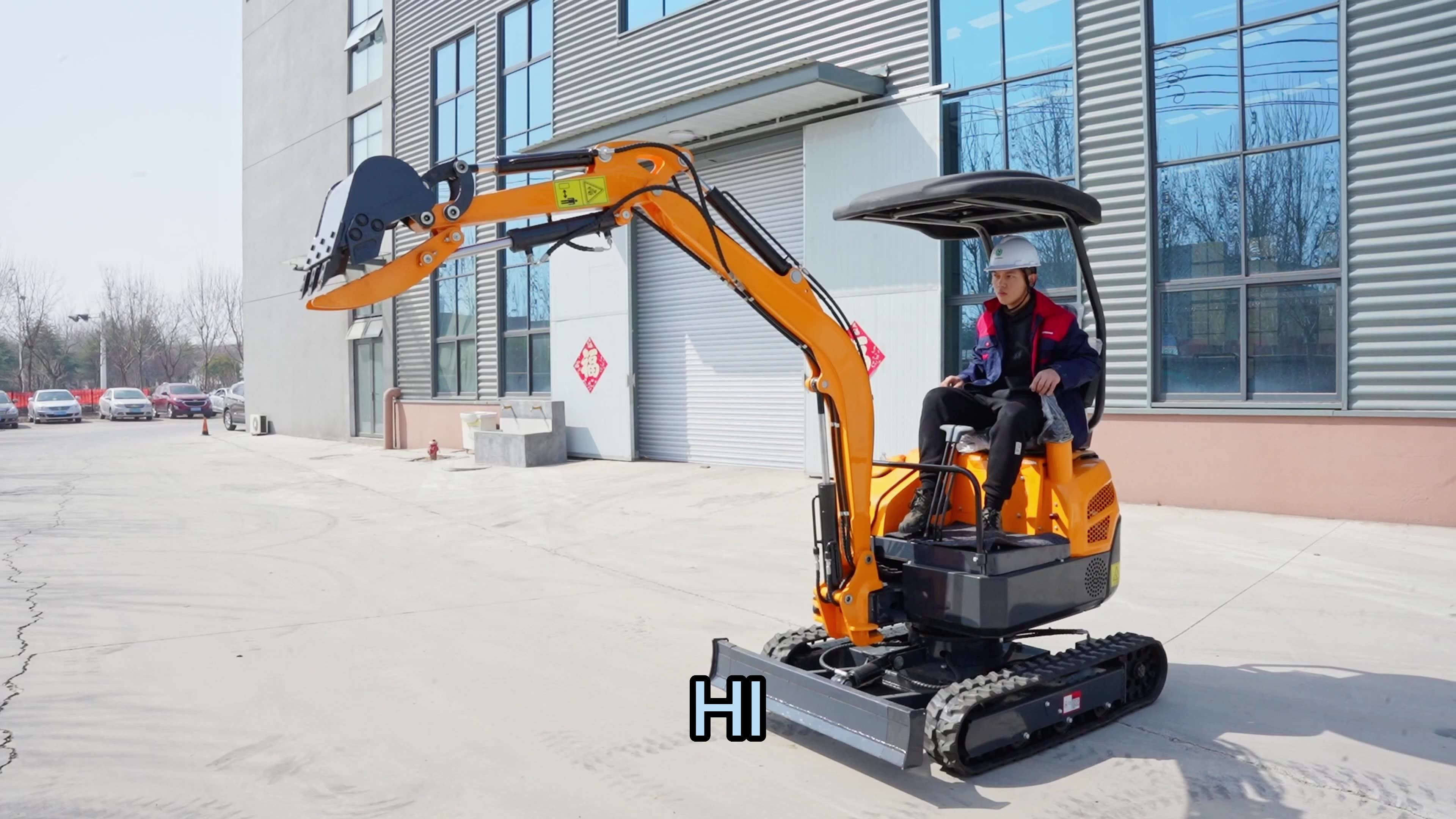 Epa/euro 5 Micro Excavator Mini 1 Ton With Attachments Excavatrice De 1 ...