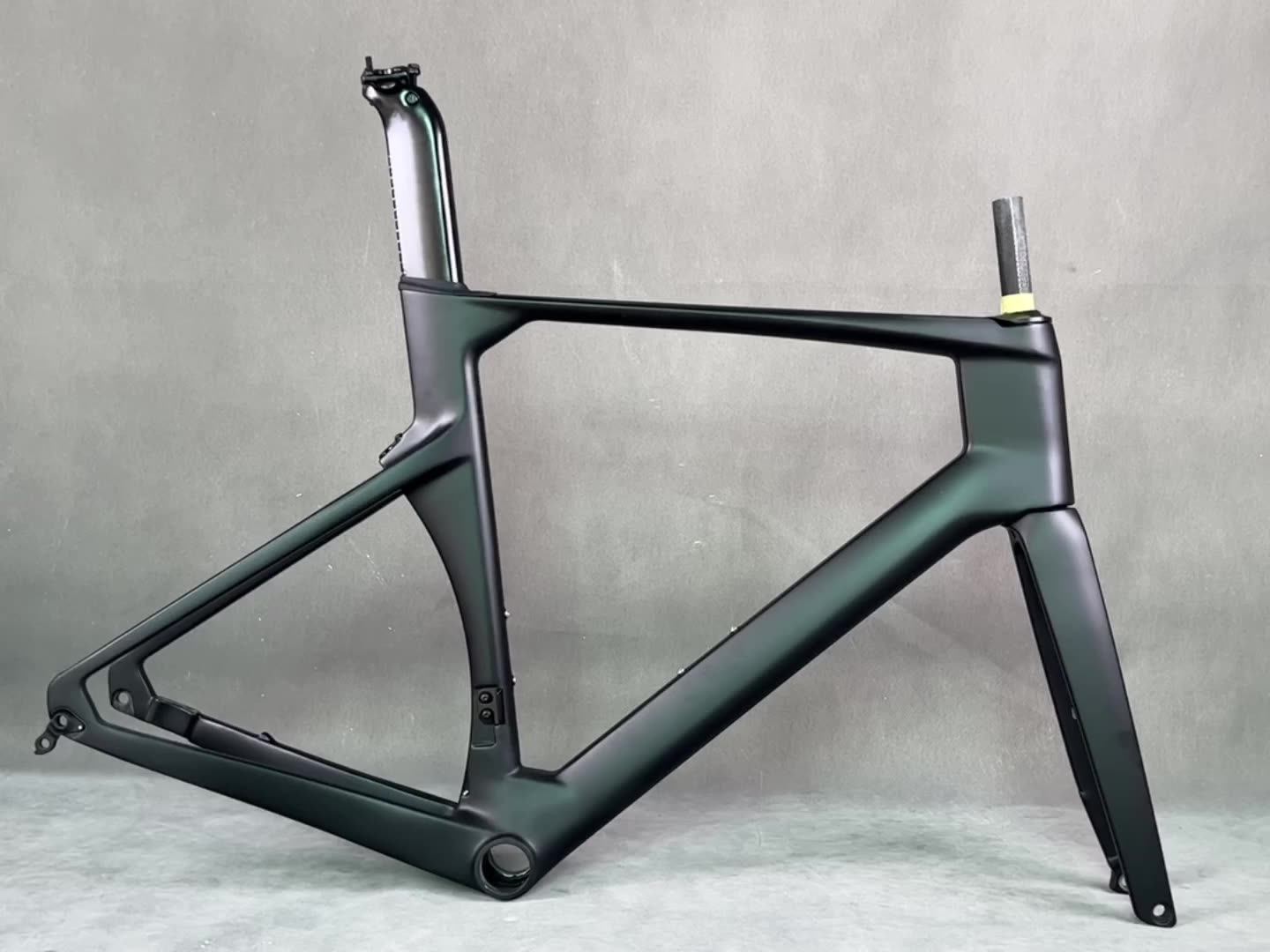 Full Carbon Fiber Aero Disc Road Bike Tt-x40 Frame Semi Internal Cable ...