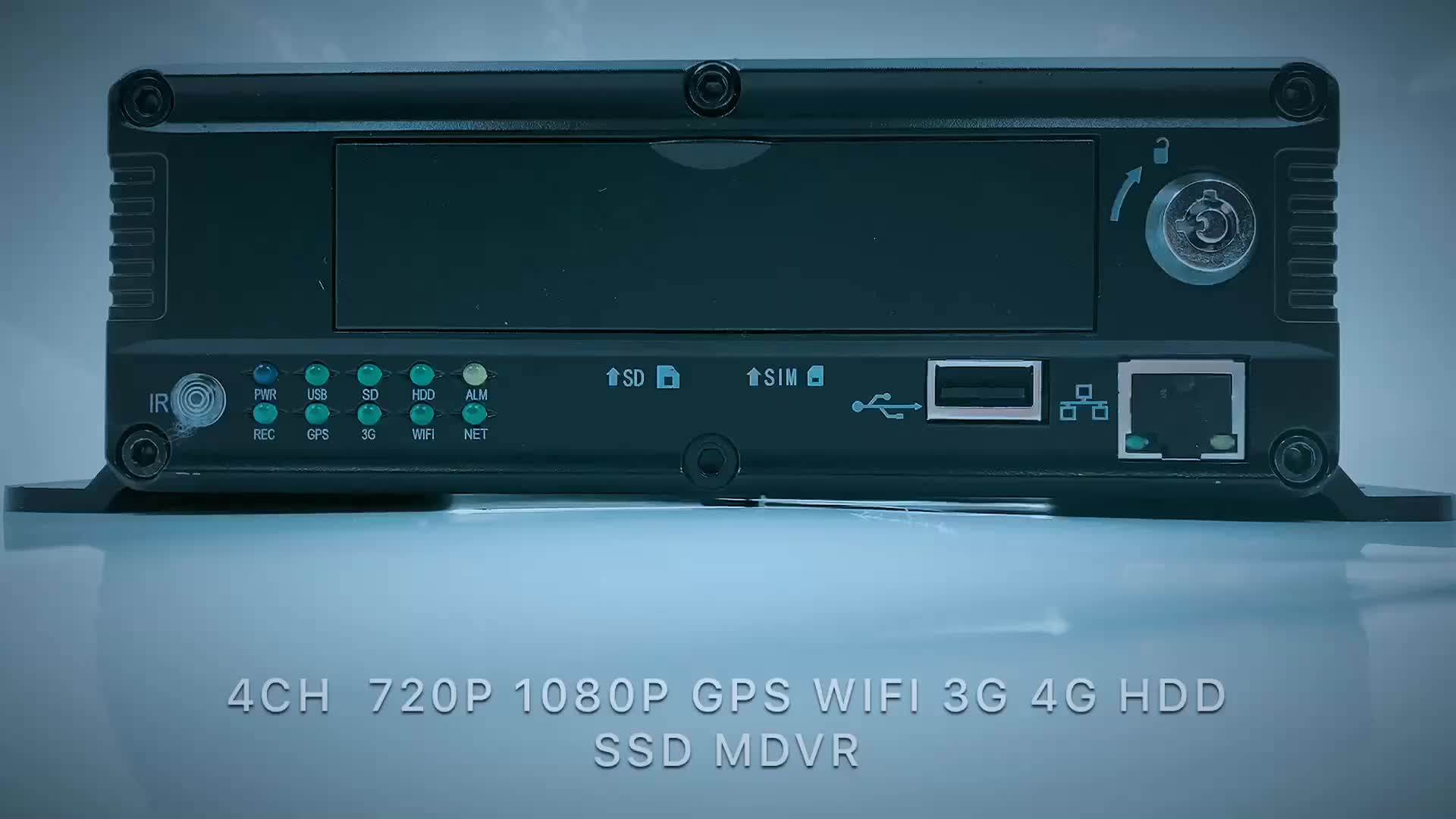 4ch Ip 1080p Mobile Mnvr Dvr Nvr Black Box Recorder With 3g Gps Wifi G ...