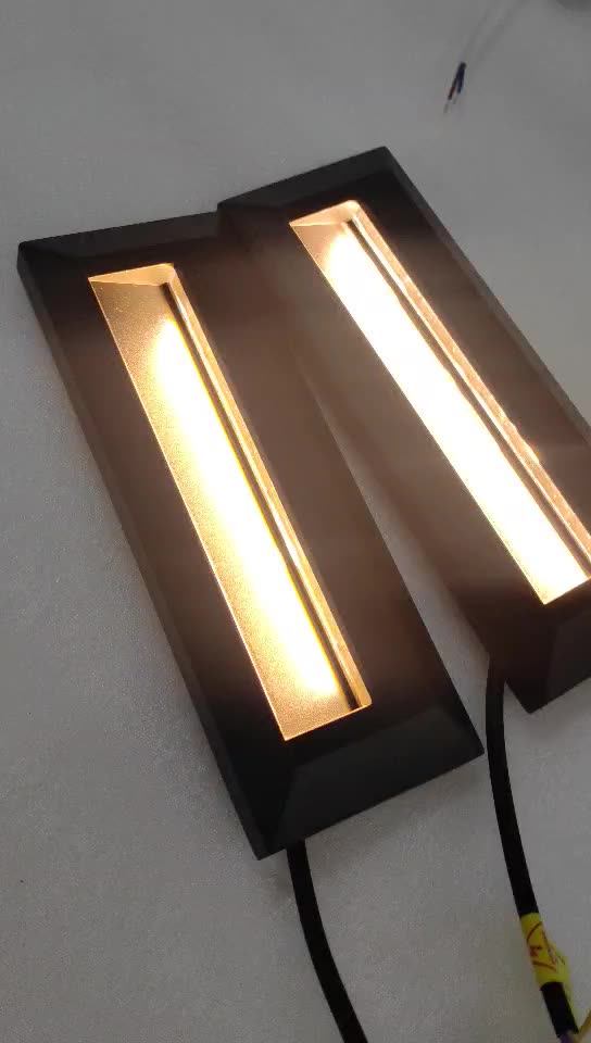 Indoor Outdoor Waterproof Corner Footlight Staircase Step Lamp 7w 6w ...