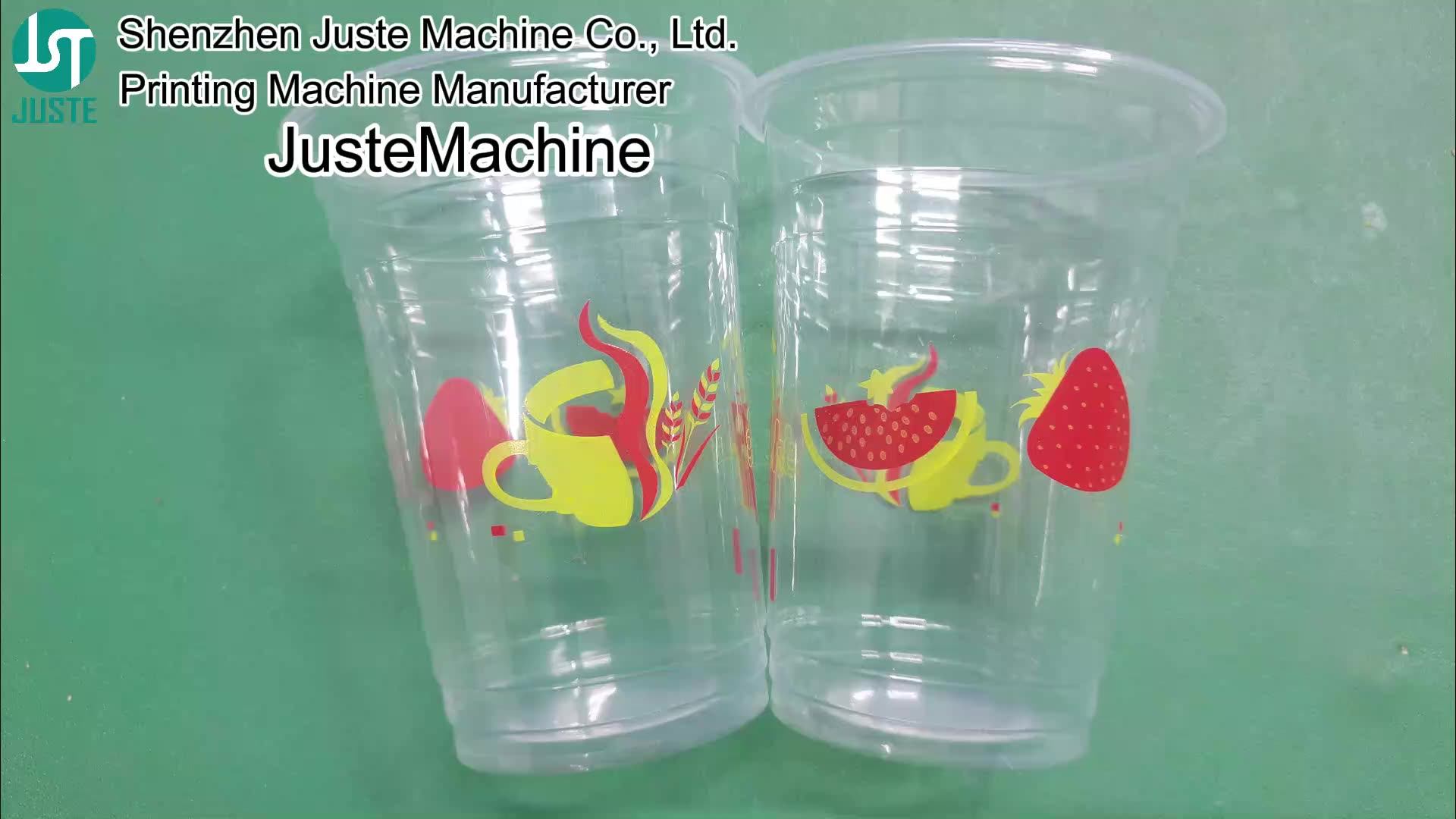 Plastic Cup Silk Screen Printing Machine 2 4 6 Multi Color Full ...