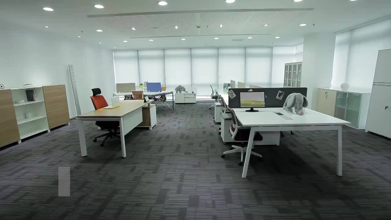 Modern Design White Small Office Meeting Room Table With Wire ...