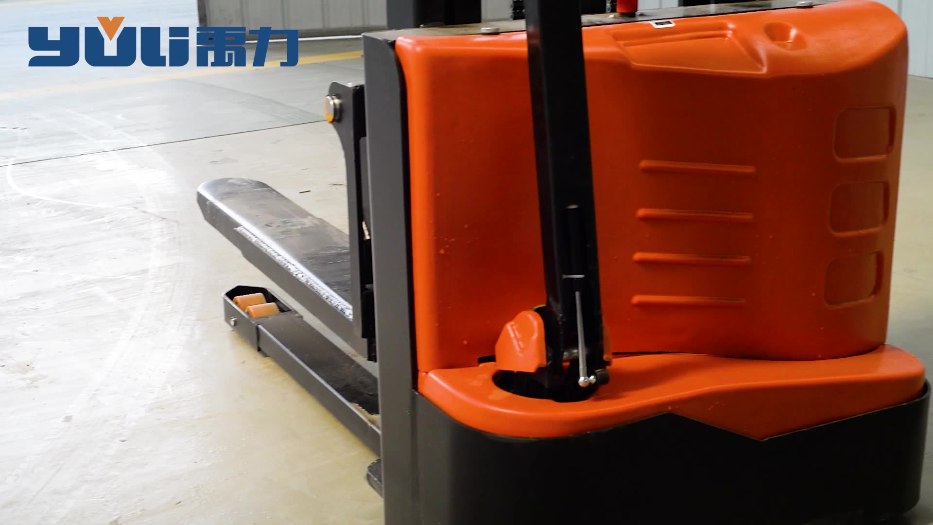 Full Electric Lifting Electric Stackers Pallet Stacker Walking Type Electric Stacking Truck ...