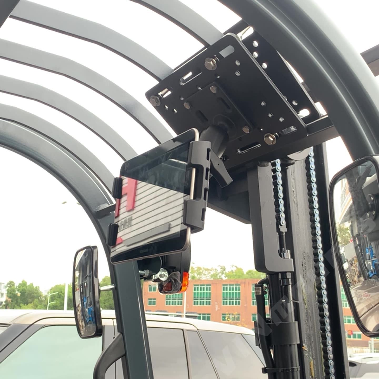 Forklift And Warehouse Vehicle Cage/overhead Guard Bracket/mount For ...