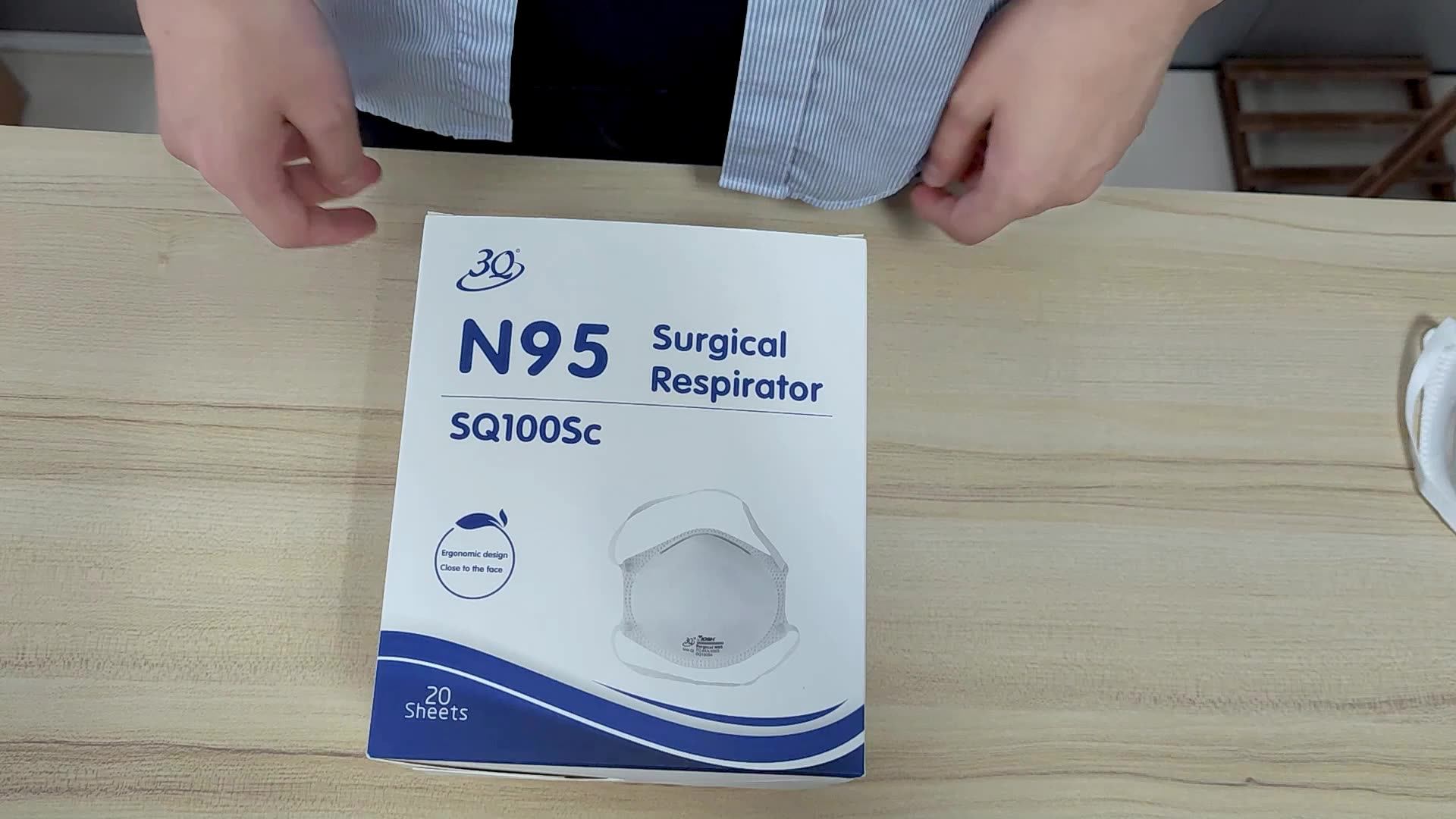 Medical N95respirator Astm F2100 Standard Bfe 99 4 Layers Breathable ...