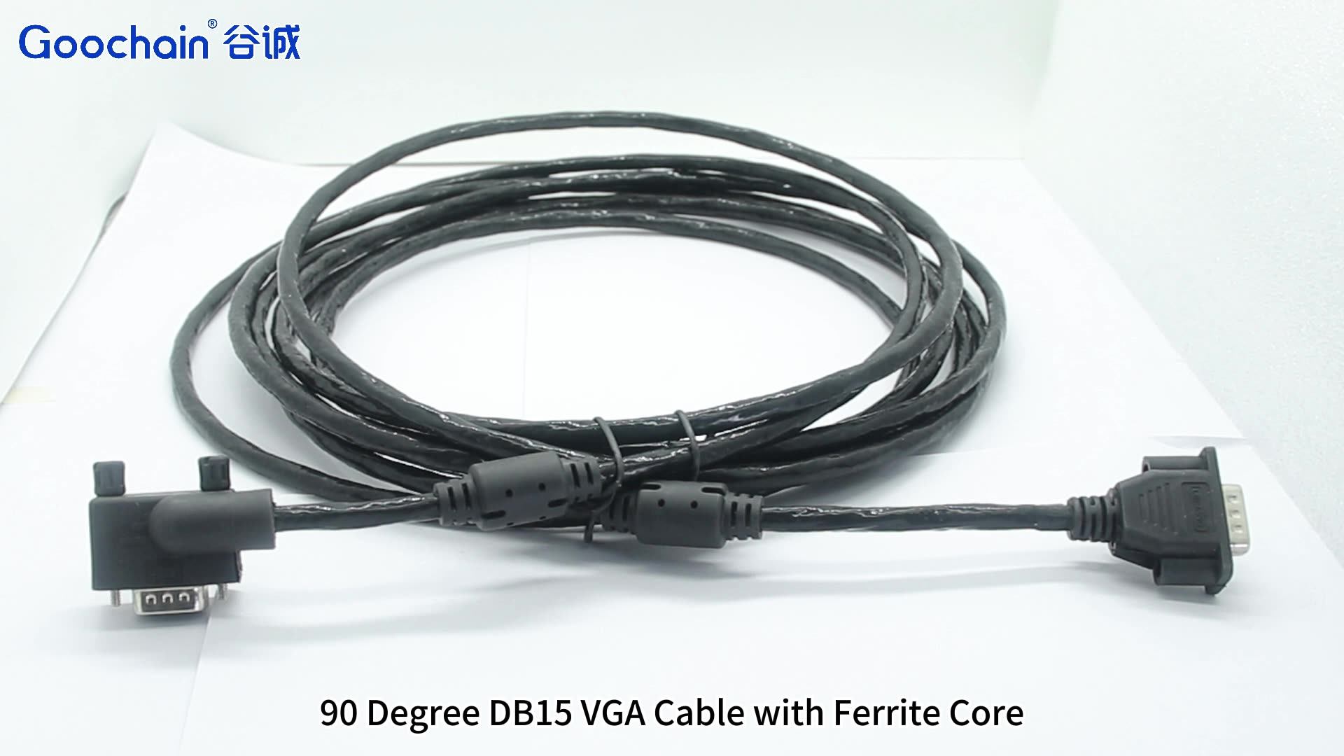 90 Degree Db9 Rs232 Serial Computer Cable Up Angle Db9 Pin Male To Male ...