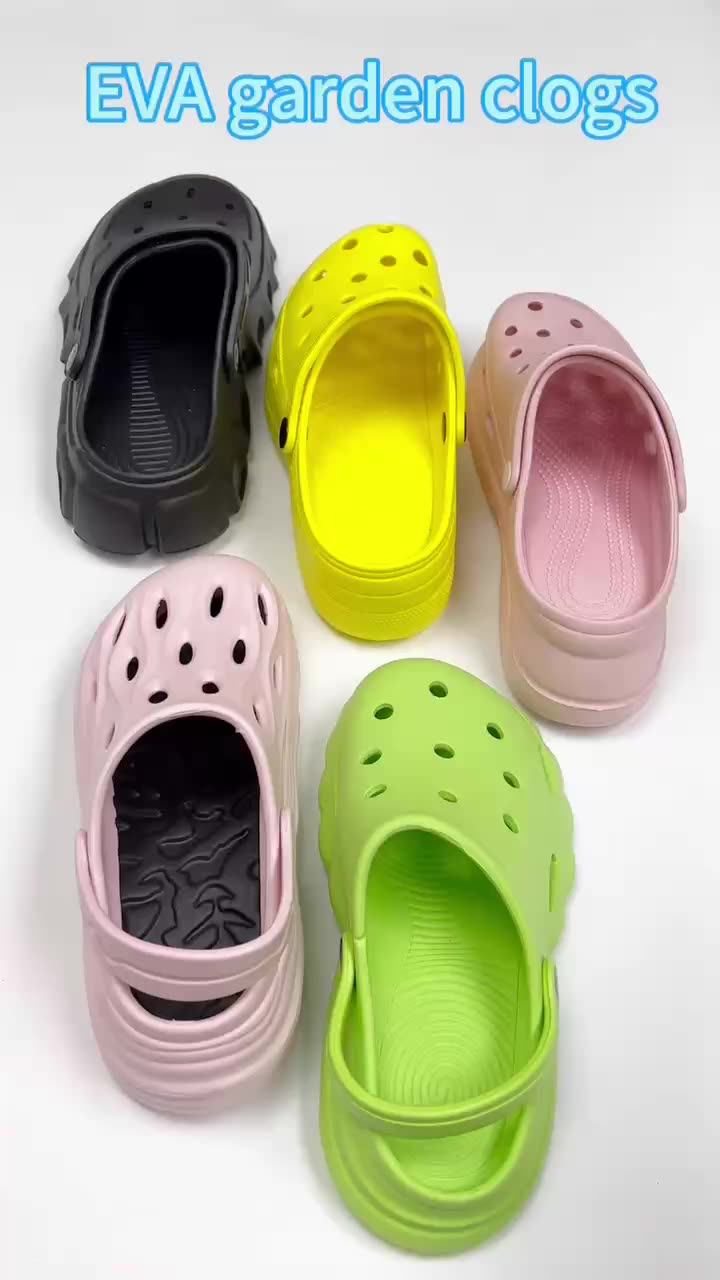 Usa Hot Clog High Heel Platform Eva Lady Girl Garden Clog Hole Shoe ...