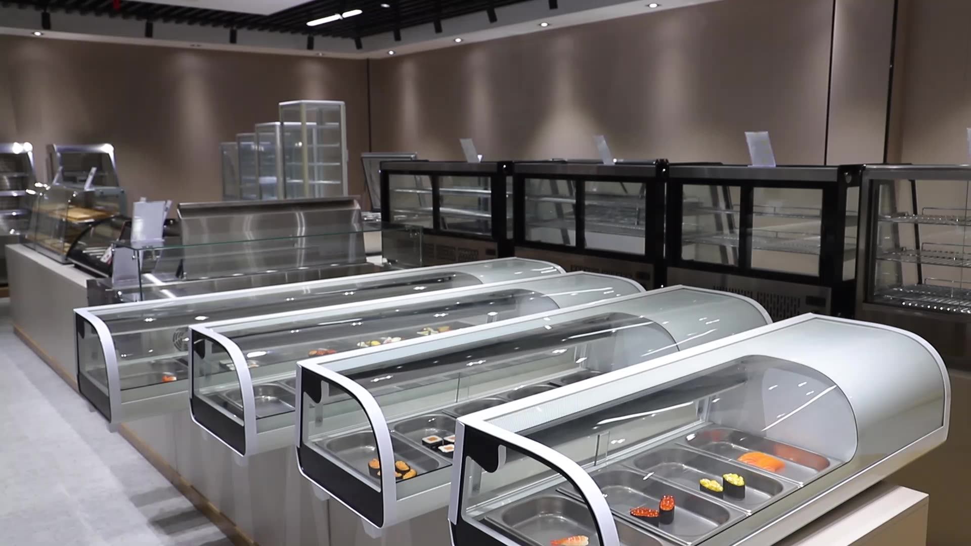 Sushi Countertop Display Refrigerator Commercial Showcase Fridge Tabletop Catering Equipment For ...