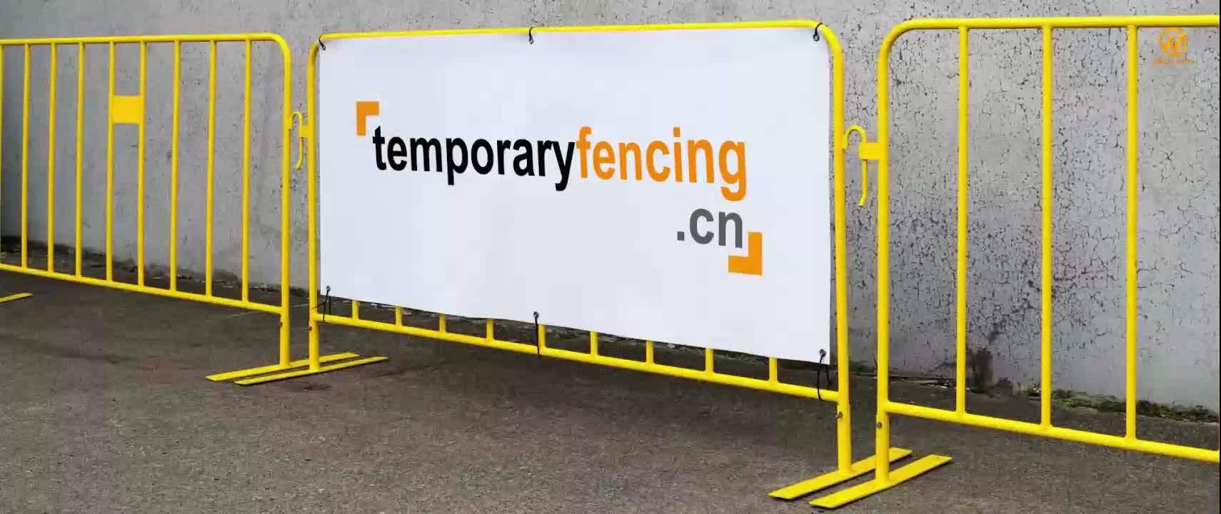 Stainless Steel Barricade / Crowd Control Fence / Metal Temporary Fence ...