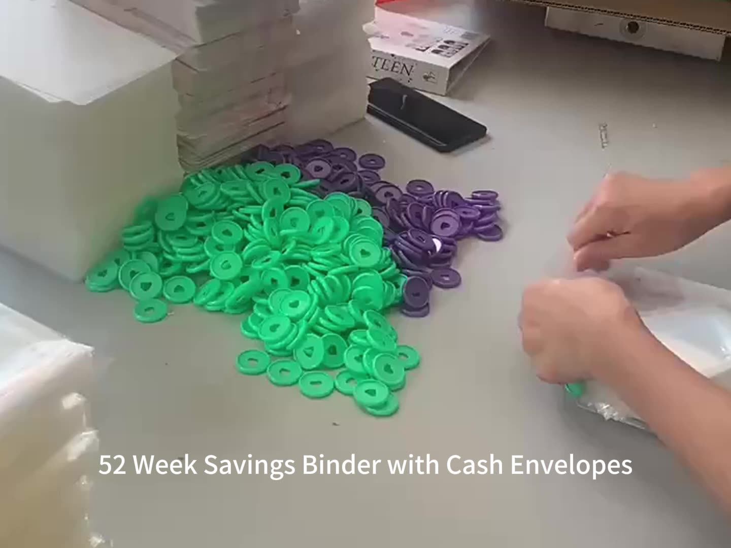 52 Weeks Money Saving Challenge Binder 2024 Budget Planner With 3 Grid ...