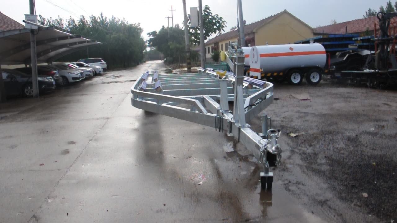 Heavy Duty 3.5 Ton Three Axle Watercraft Trailer - Buy Hot-dip ...