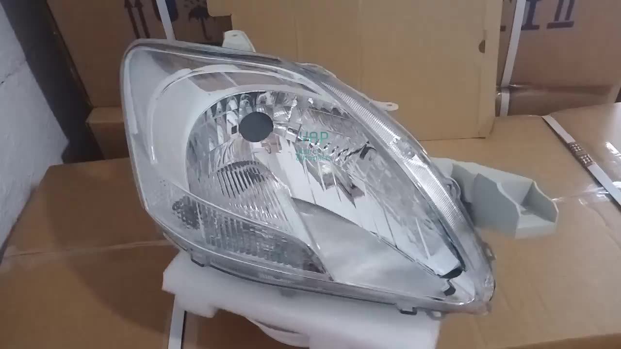 81170-0d370 81130-0d370 Chrome Headlamp Headlight For Yaris Belta Sedan ...