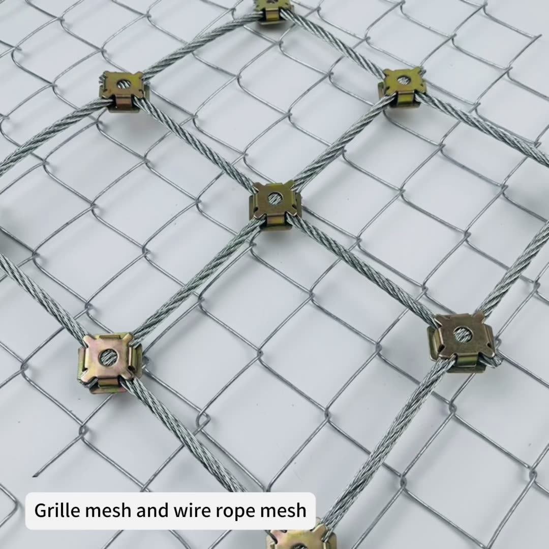 High Tensile Netting Rock Fall Barriersteel Wire Gauze Chain Link Fence ...