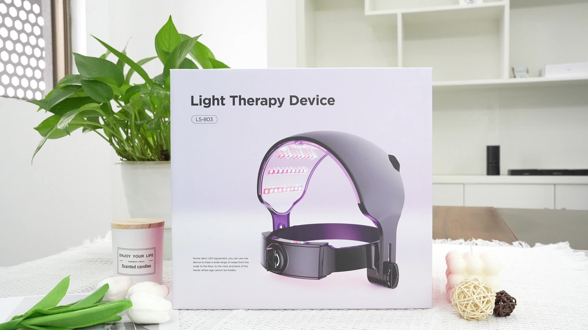 Lescolton New 3 Colors Led Photon Light Therapy Facial Device Skin ...