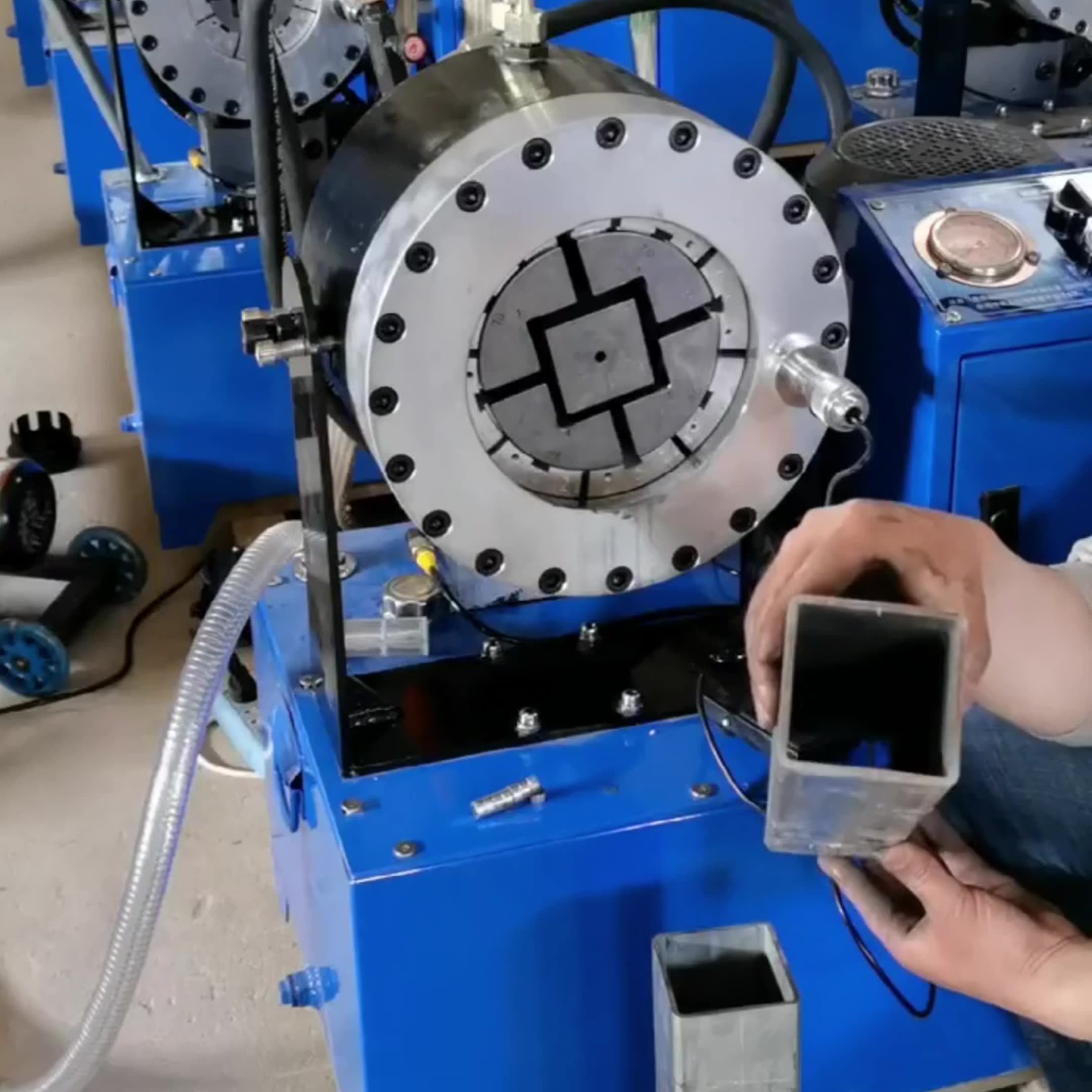 Ce Iso Dx68 Dx69 Hydraulic Piston Press Crimping Machine 1/8-2'' Inches ...