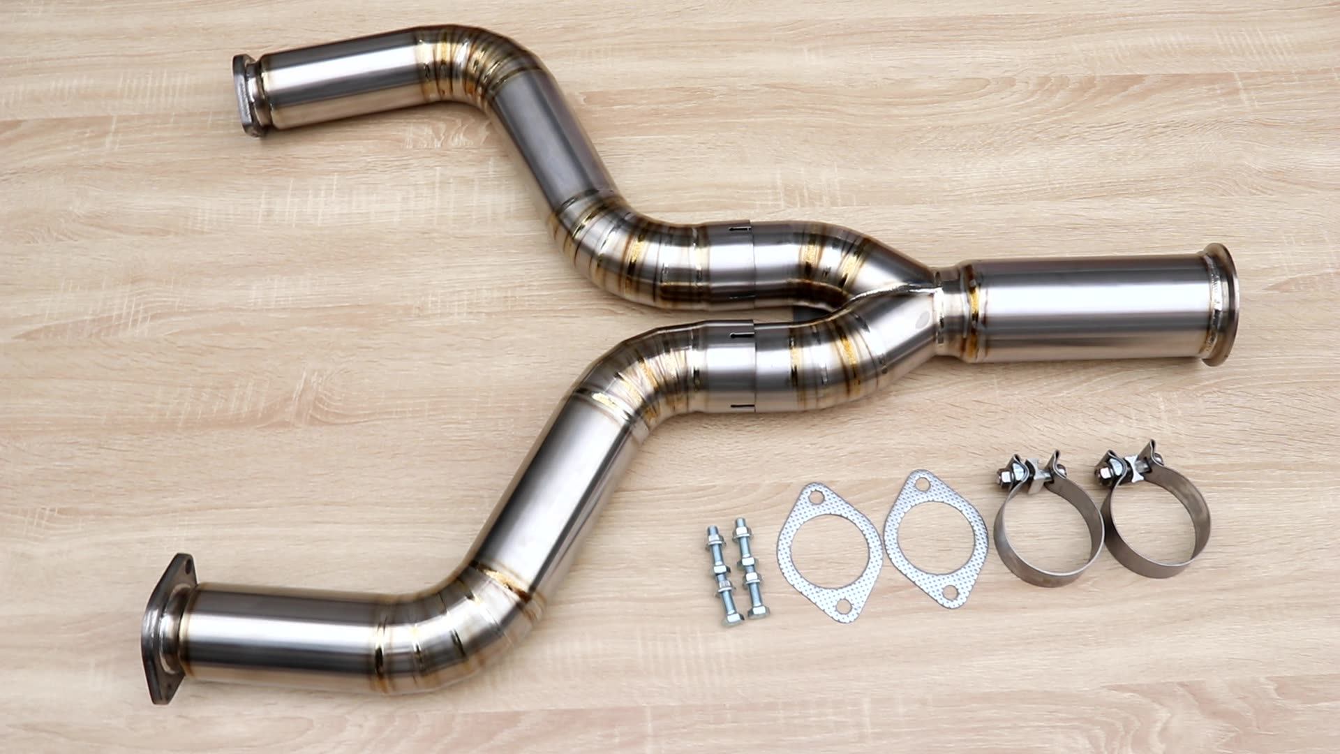 Exhaust Ti Full Titanium Mid Y-pipe - Nissans 350z 370z Infiniti G35 ...