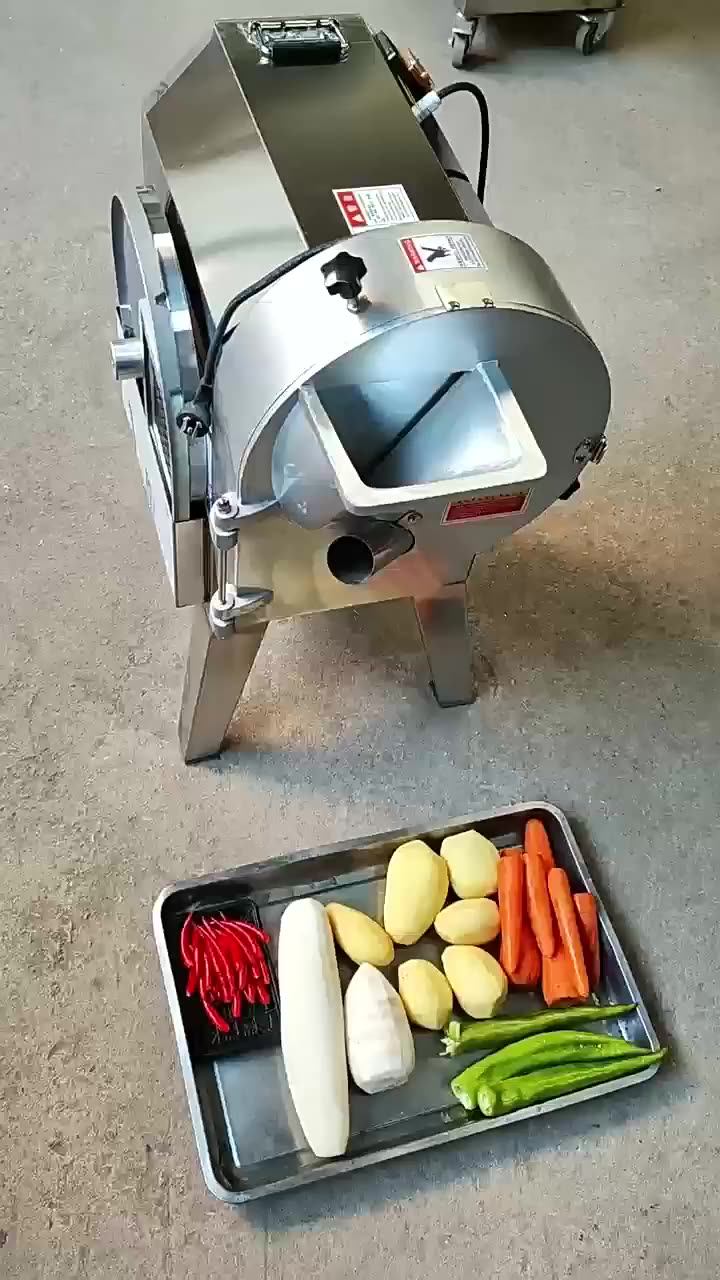 Commercial Stainless Steel Vegetable Slicer Cutting Machine Industrial ...