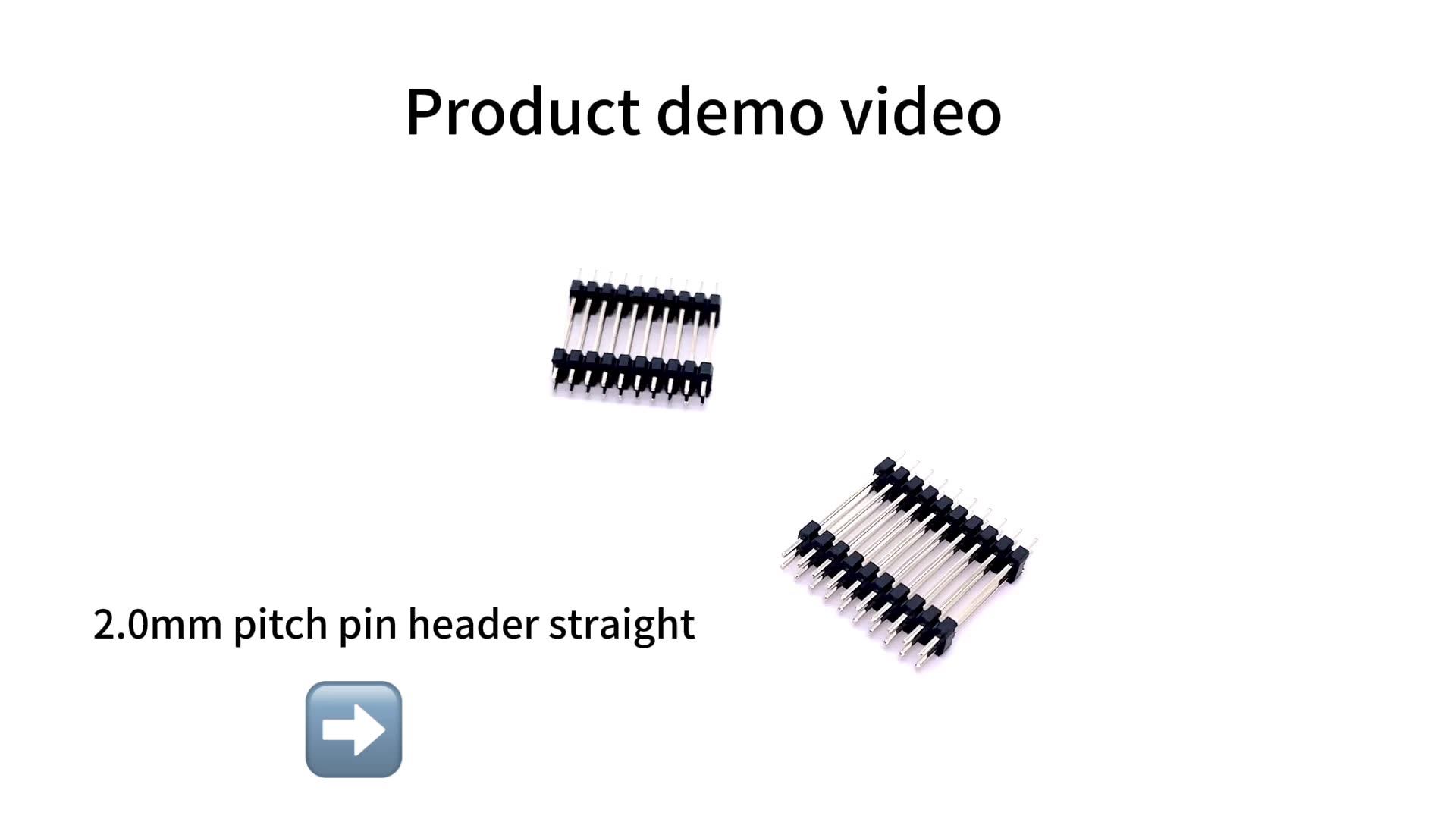 Soulin Smd Smt Pin Header Connector 2.0 Mm Pitch Dual Row Dual Plastic ...