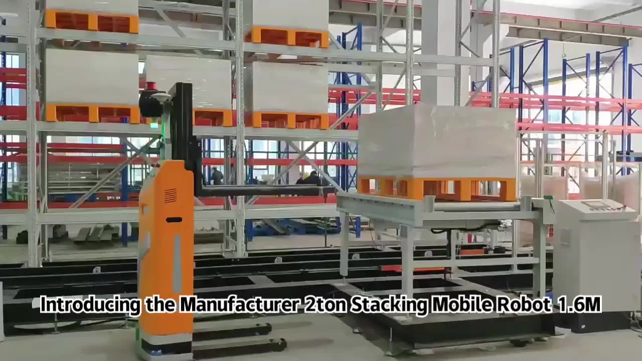 3m Lift Height Designed Load Weight 2000kg Stacking Mobile Robot Very ...