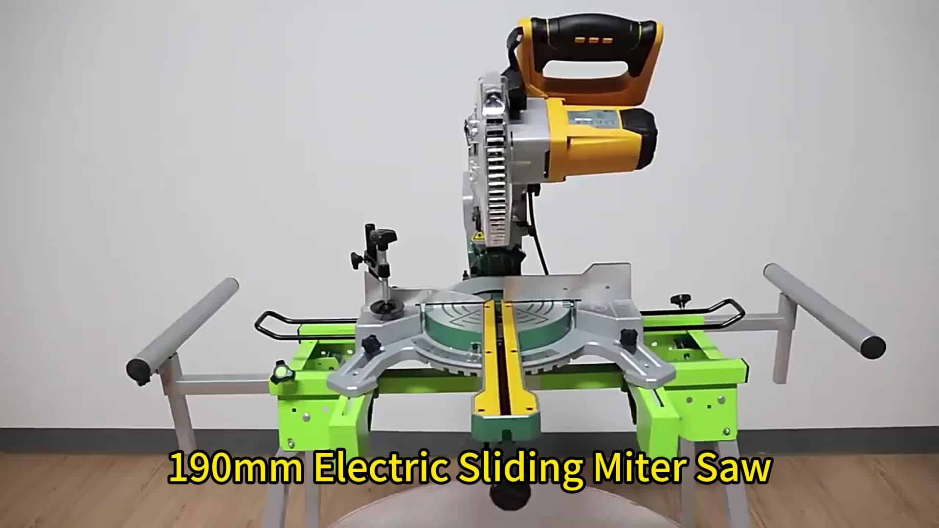 Industrial Induction Motor Sliding Miter Saw For Wood Slide Compound ...