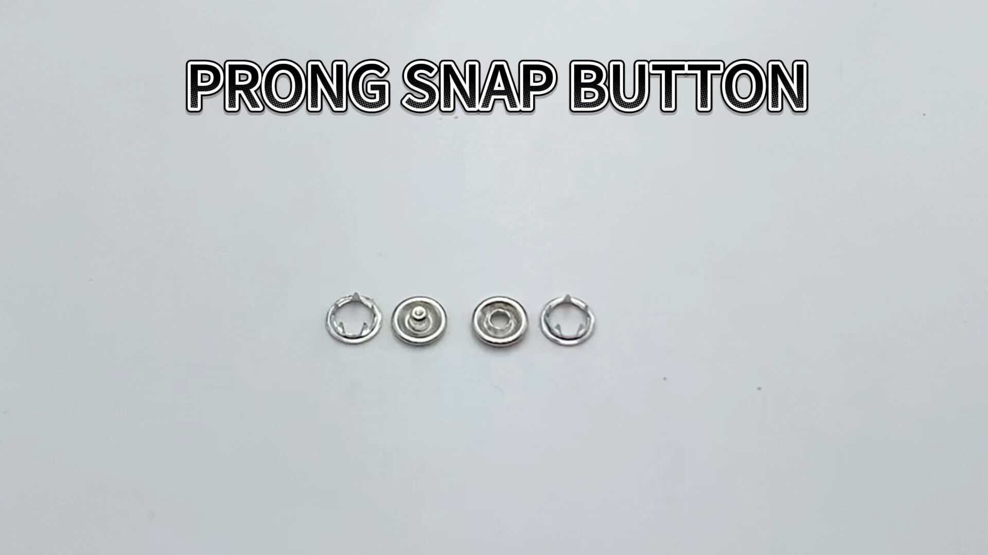 Wholesale Custom Metal 9.5mm Ring Snap Fastener 222# Prong Snap Button ...