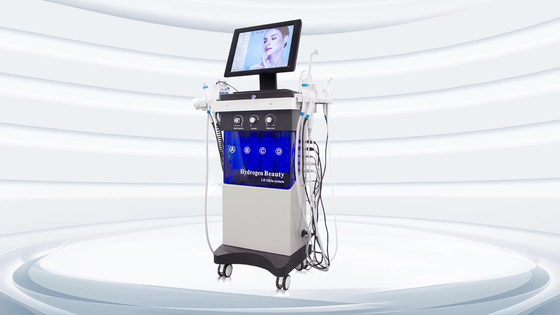 14 In 1 Multifunction Facial Machine With Booster Handle Hydra ...