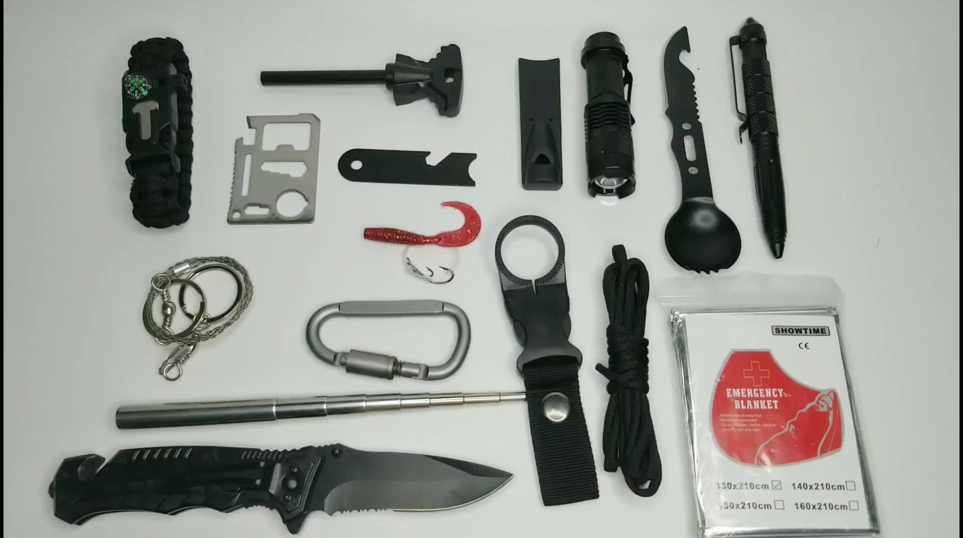 Bushcraft Pocket Tool Military Survival Gear Emergency Kit Defense ...