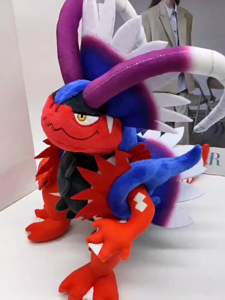 Custom Scarlet And Violet Koraidon Miraidon Stuffed Plush Toy Animal ...