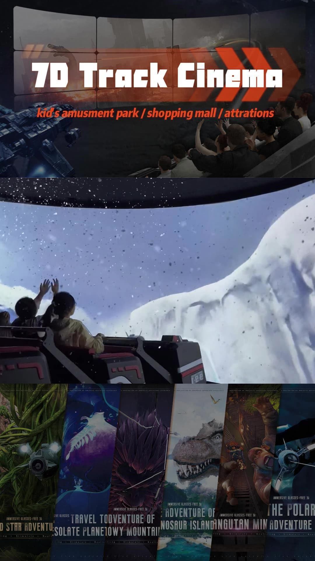 Glasses-free 3d Cinema Simulator Theater System Rail Track 4k Cinema ...