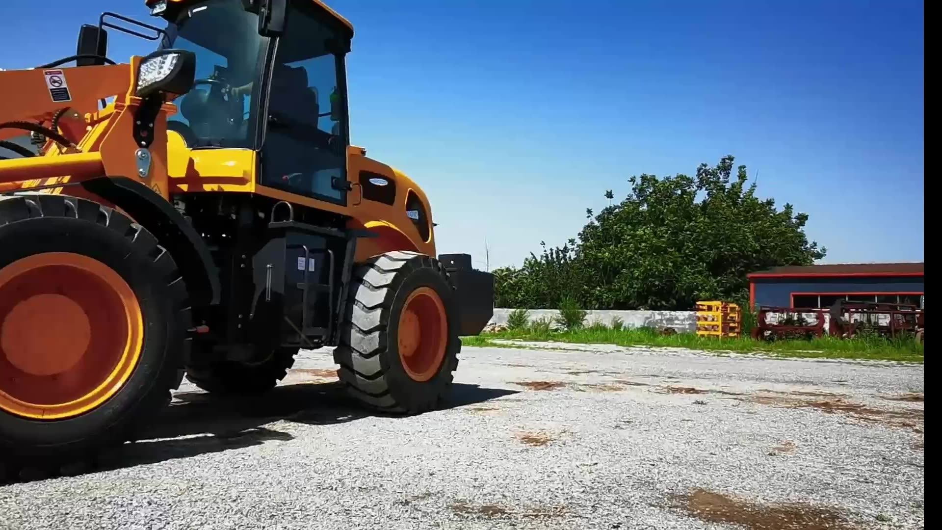 Low Log Power Grab Garden Tractor Farm Loader Side Mechanical Small ...