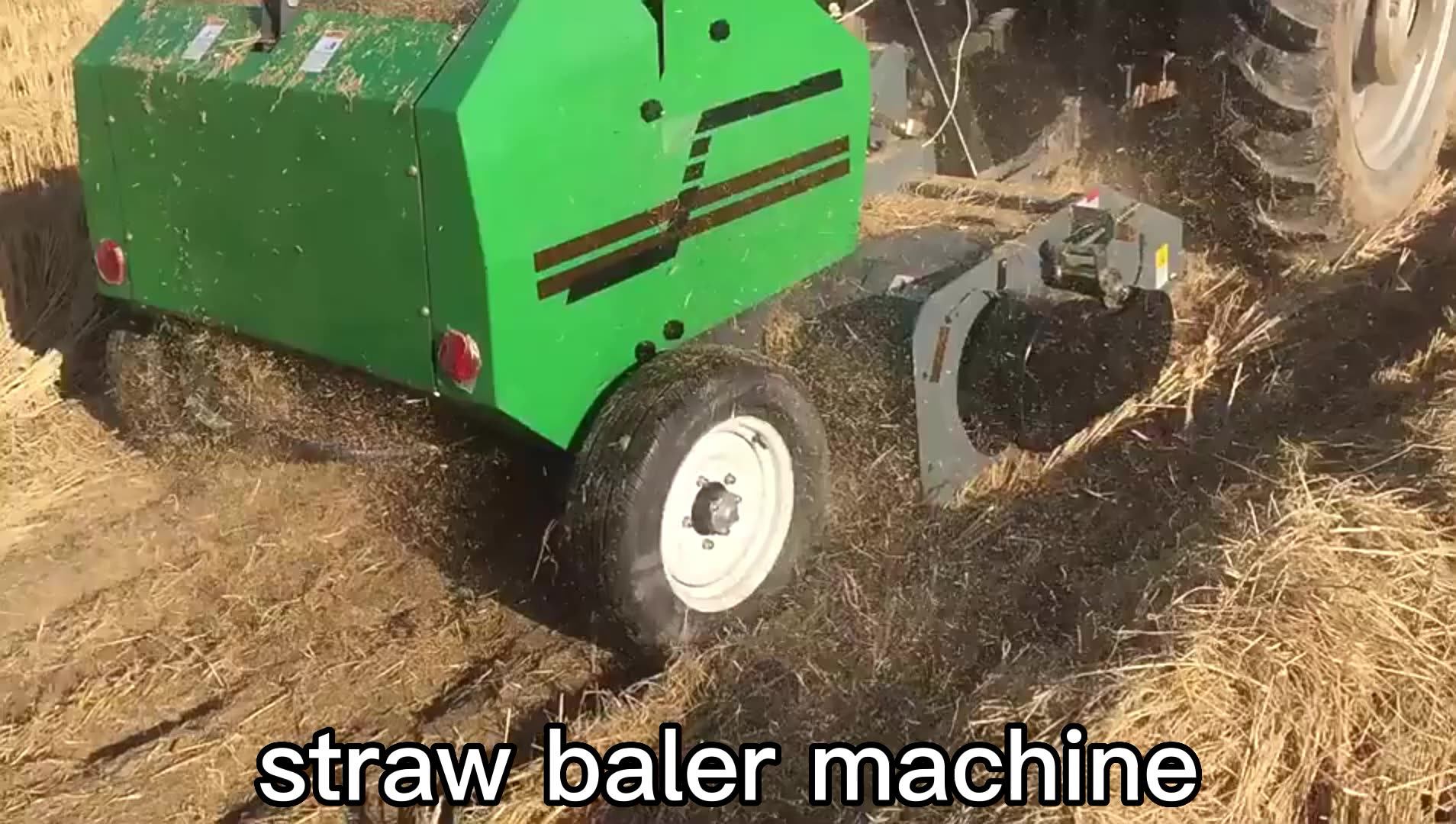 Tractor Pto Driven Round Hay Baler,Straw Baler Machine With Ce Approval ...