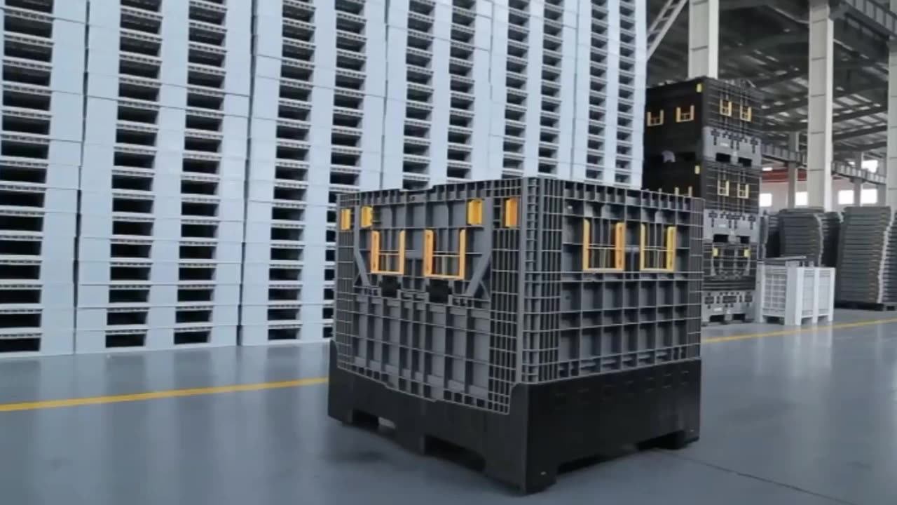 Foldable Storage Box Collapsible Pallet Box Wholesale Oem Plastic 1200 ...