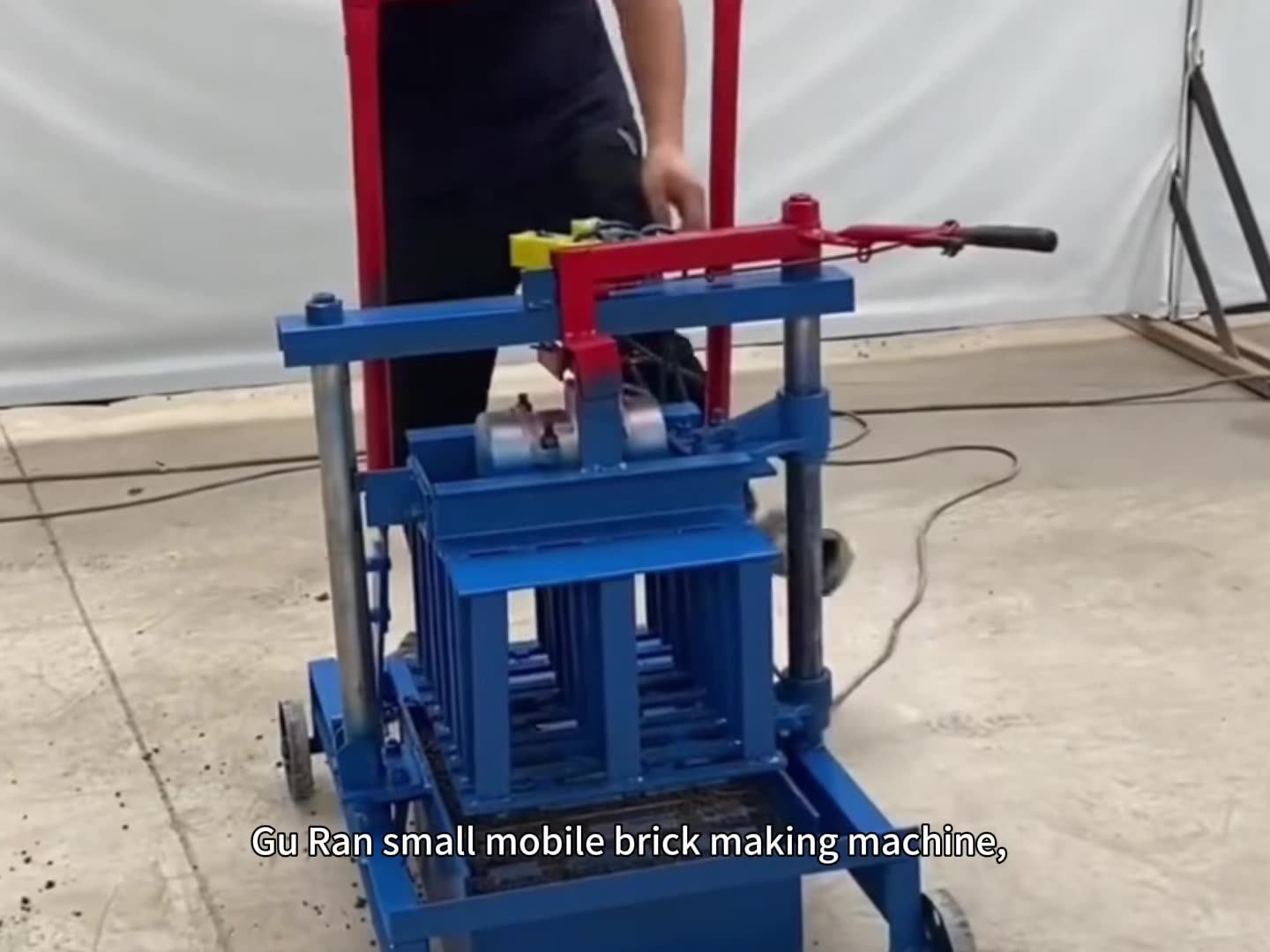 Qt3-45 Mini Brick Making Plants Small Brick Making Machine Brick ...
