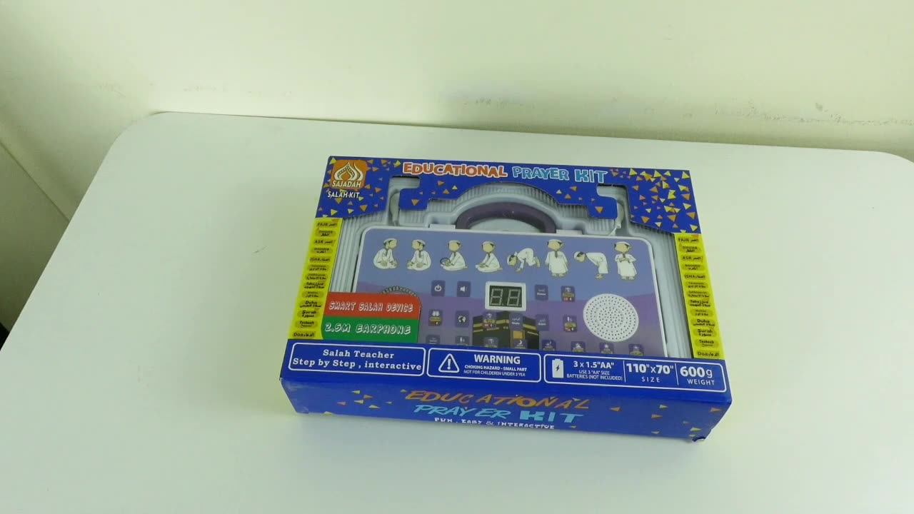 Sejadah Character Rug Kids Rug Educational Prayer Mat Gift Kit ...