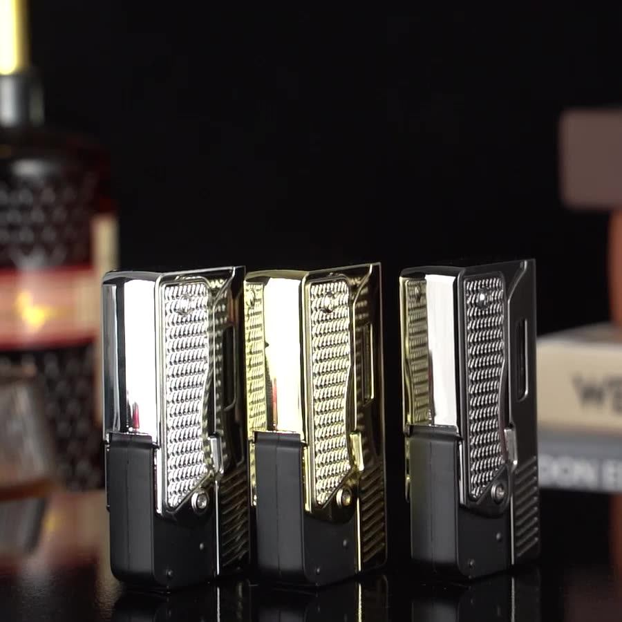 Debang Pistol Torch Lighter 2 In 1 Double Jet Flame Torch With Usb ...