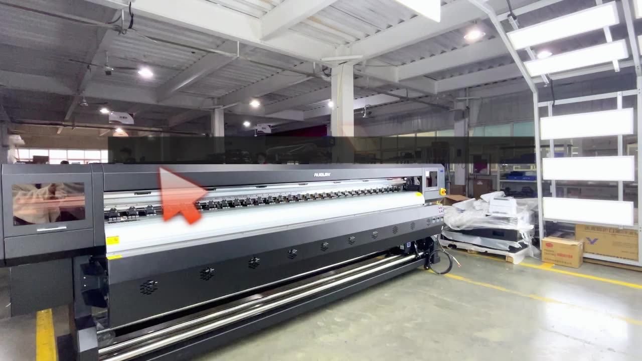 Audley Large Format Digital Inkjet Printer High Resolution Eco Solvent ...