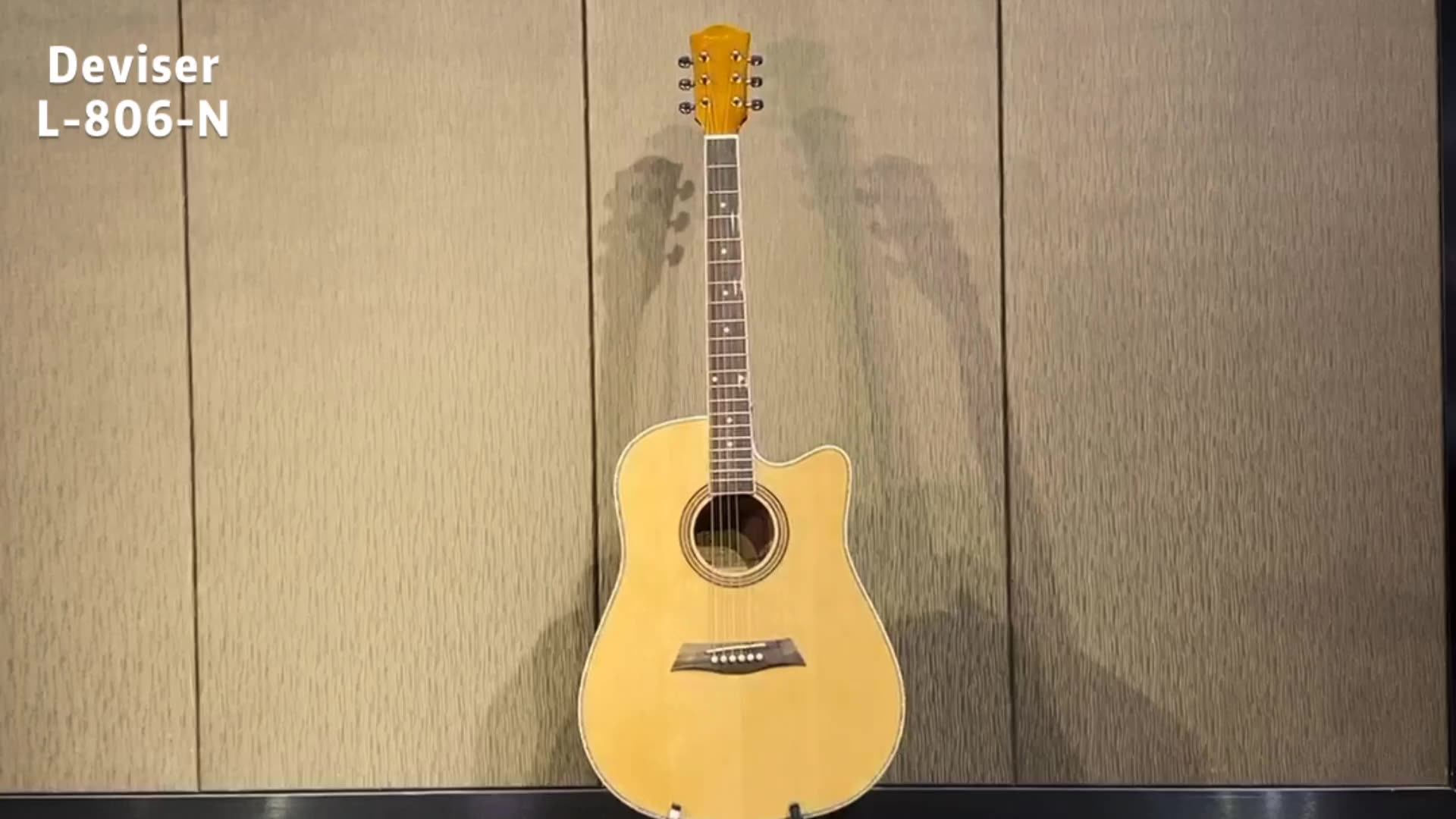 Deviser Acoustic Hot Sale Guitar Model L-806-n Cost-effective Acoustic ...